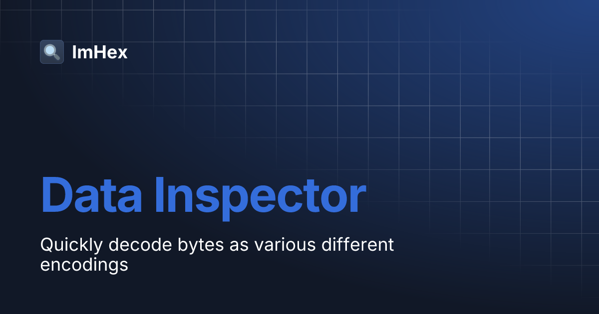 Data Inspector | ImHex