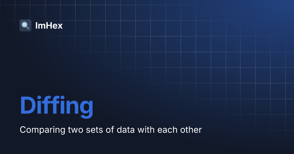 Diffing | ImHex
